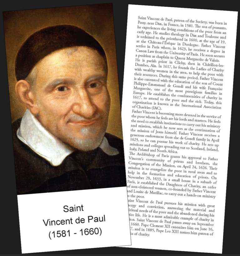Image: Saint Vincent de Paul with Biography (Anglais) - Société de ...
