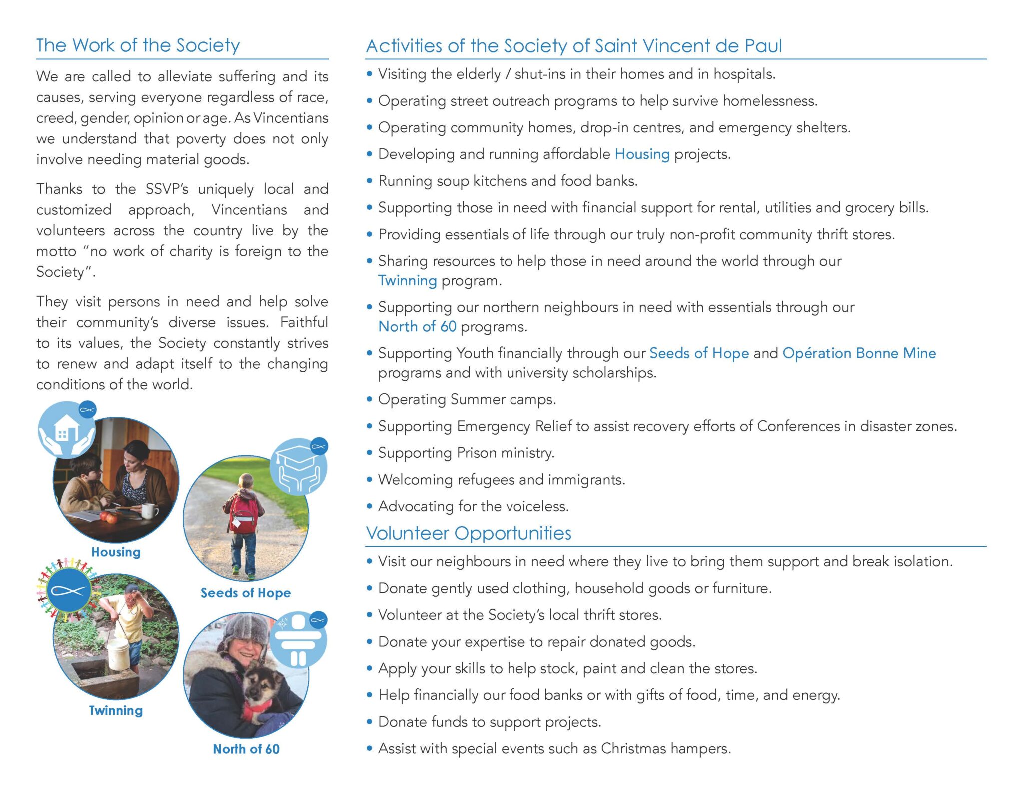 SSVP Custom Pamphlets - Society of Saint Vincent de Paul - National ...